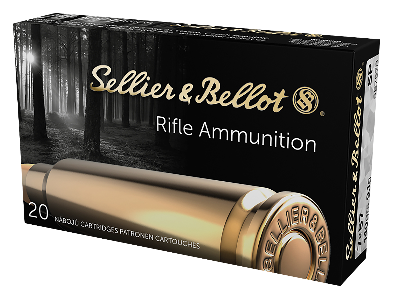 Sellier & Bellot 7X57mm Mauser 140 Grain Soft Point Centerfire Rifle ...